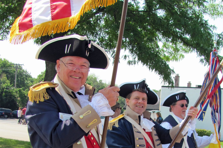 Rod Herbig Marching in a Parade